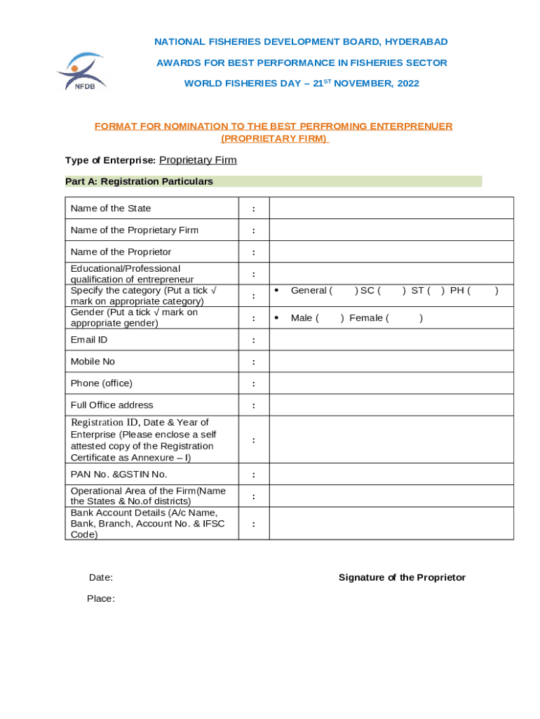 National Fisheries Development Board awarded "India ... - nfdb gov Doc ...