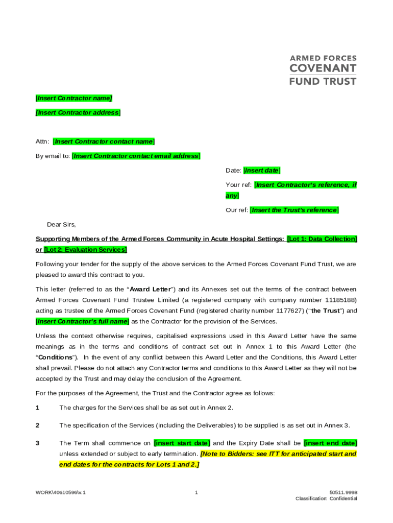 How To Write a Contractor Recommendation Letter Doc Template | pdfFiller