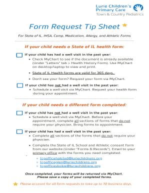 Fillable Online Form Request Tip Sheet Fax Email Print - pdfFiller