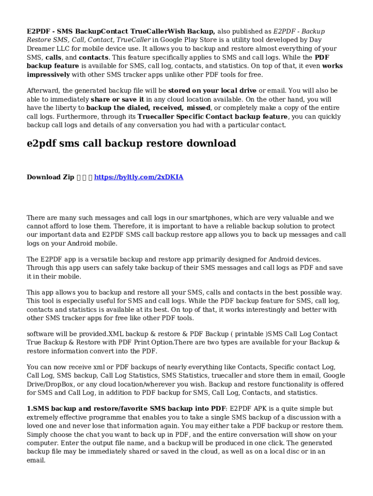 Fillable Online 11 Best Apps to Save Text Messages to PDF (Android & iOS) Fax Email Print ...