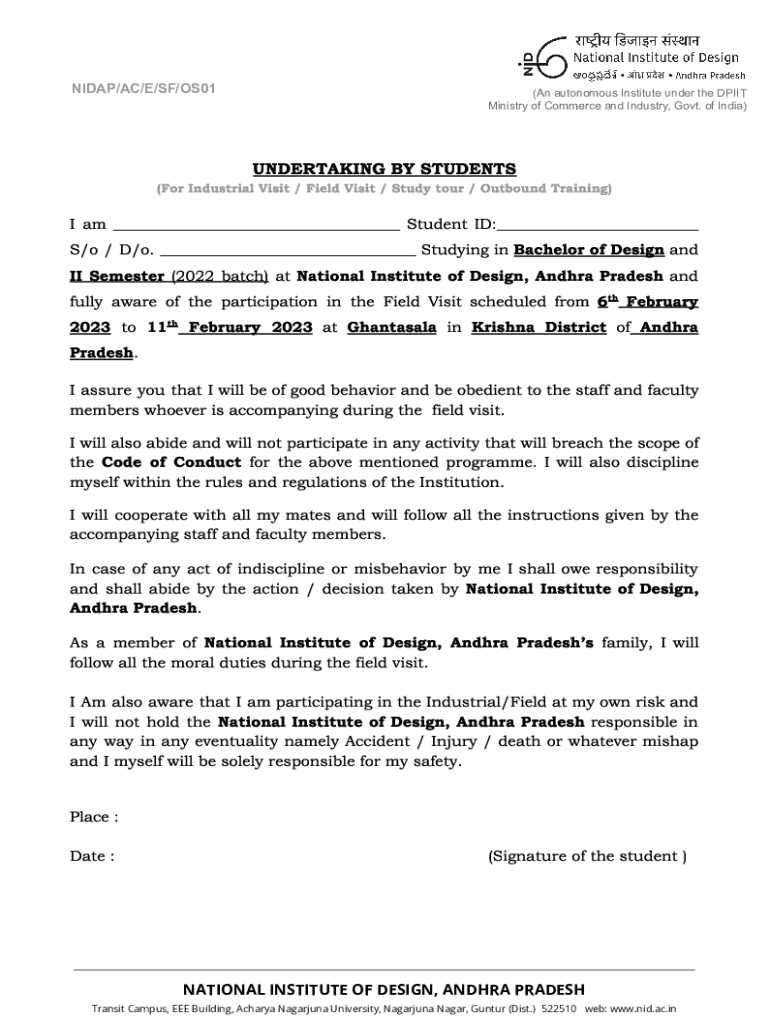 Fillable Online FV to Ghantasala 02 Annexures/Forms NIDAP/AC/E/SF/OS01 ...