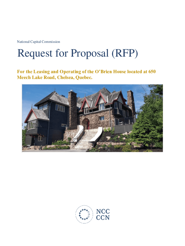Fillable Online Request for Proposal (RFP). For the Leasing and Operating of the OBrien House ...
