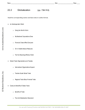 Fillable Online Read the corresponding section and take notes in ...