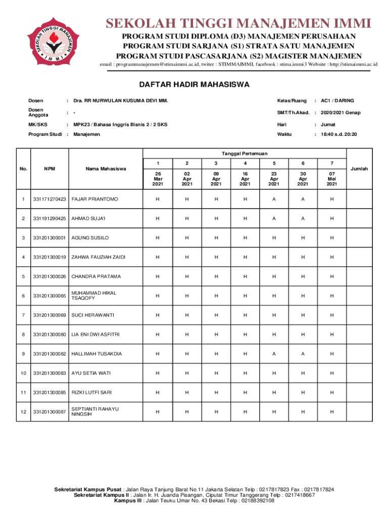 Fillable Online RR NURWULAN KUSUMA DEVI MM Fax Email Print - pdfFiller