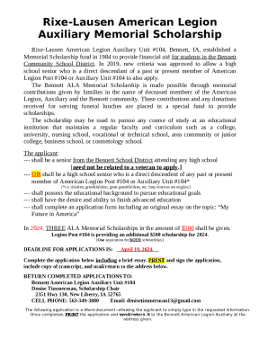 American Legion Auxiliary - GuideStar Profile Doc Template | pdfFiller