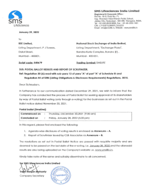 Fillable Online SMS Lifesciences India Ltd - Company Profile and News ...