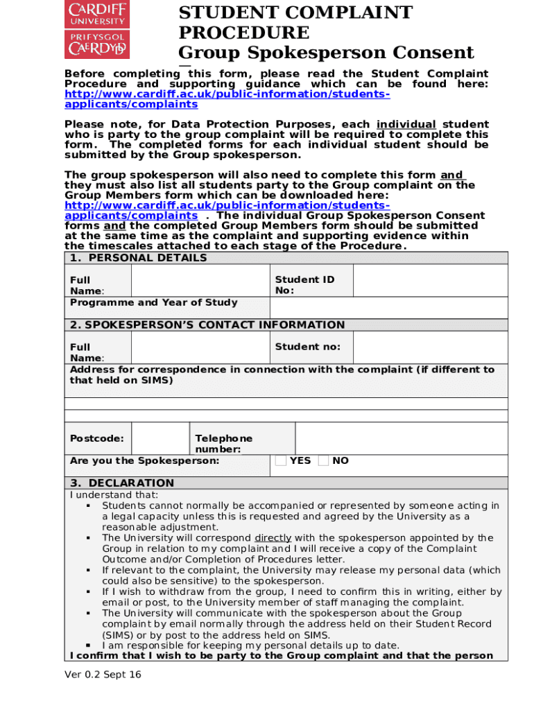 Data protection notice for students and applicants Doc Template | pdfFiller