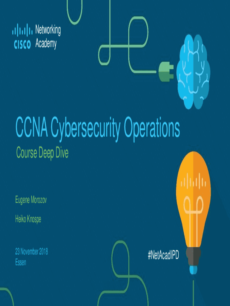 Fillable Online CCNA Cybersecurity Operations Fax Email Print - pdfFiller