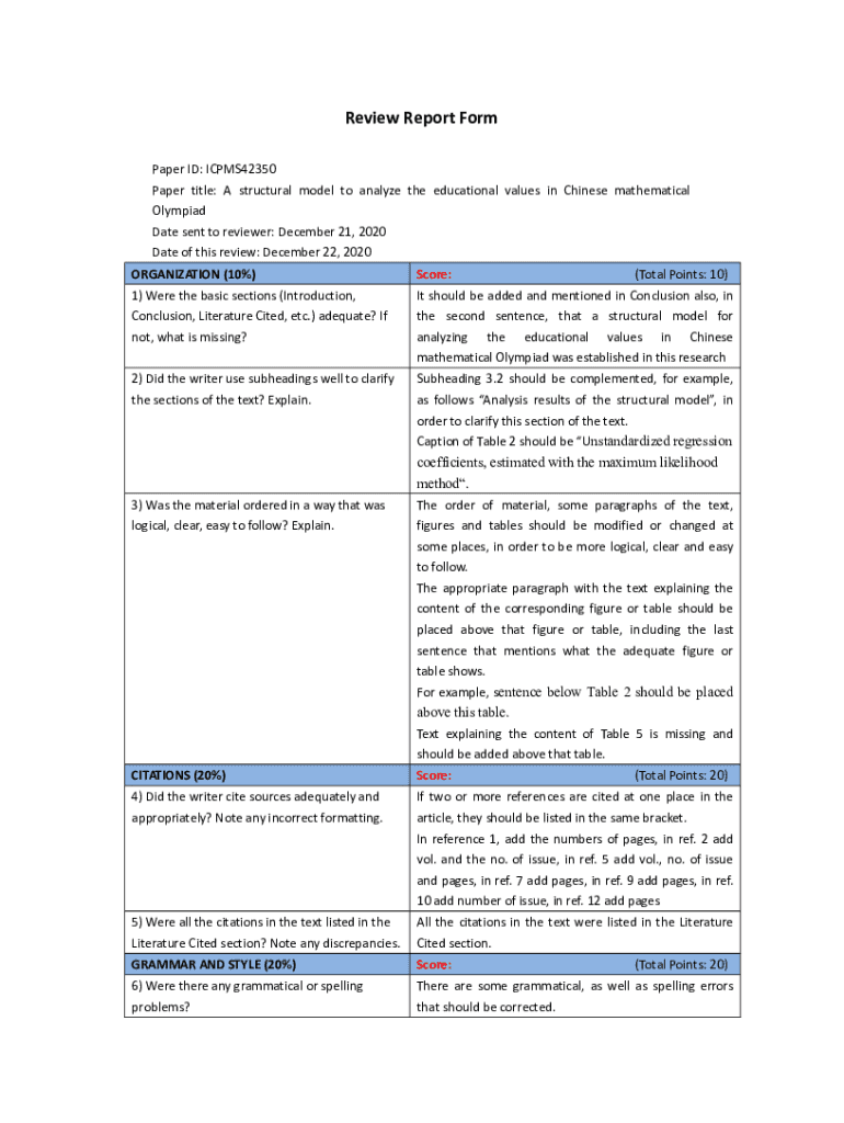 Fillable Online review report form.docx Fax Email Print - pdfFiller