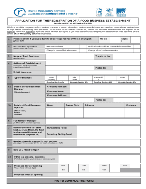 SRS FH AAA Application for the Registration of a Food Business Doc ...