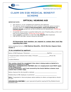 claim on esb medical benefits scheme - ESB Retired Staff ... Doc ...