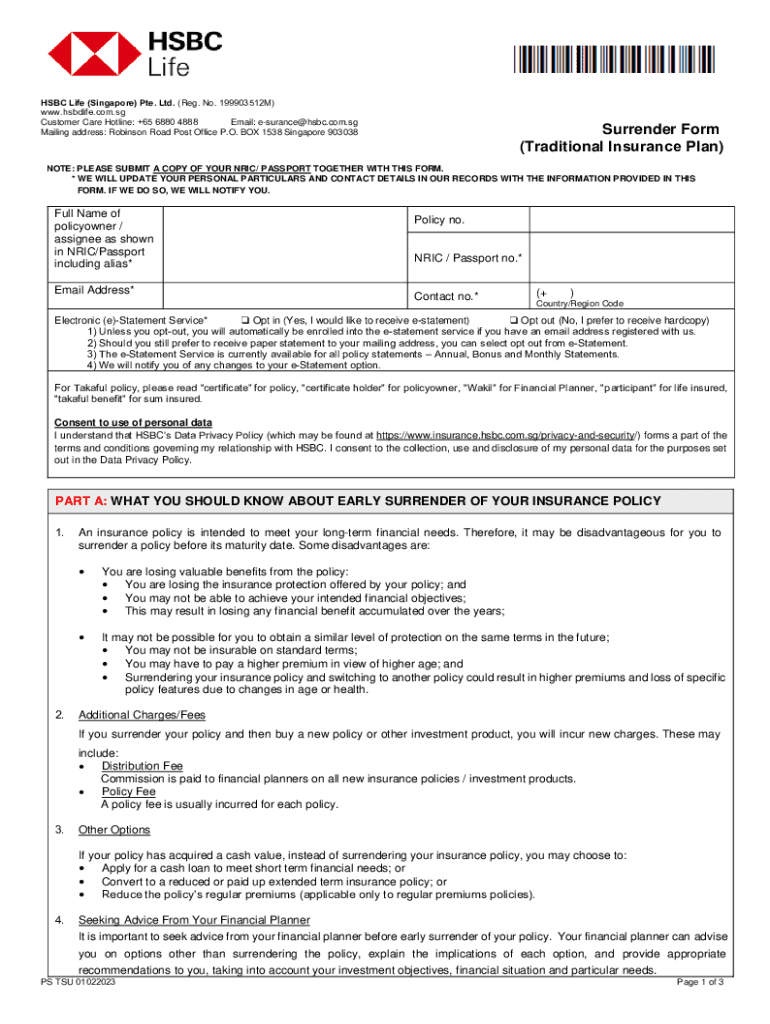 Fillable Online File A Claim - HSBC Life Fax Email Print - pdfFiller