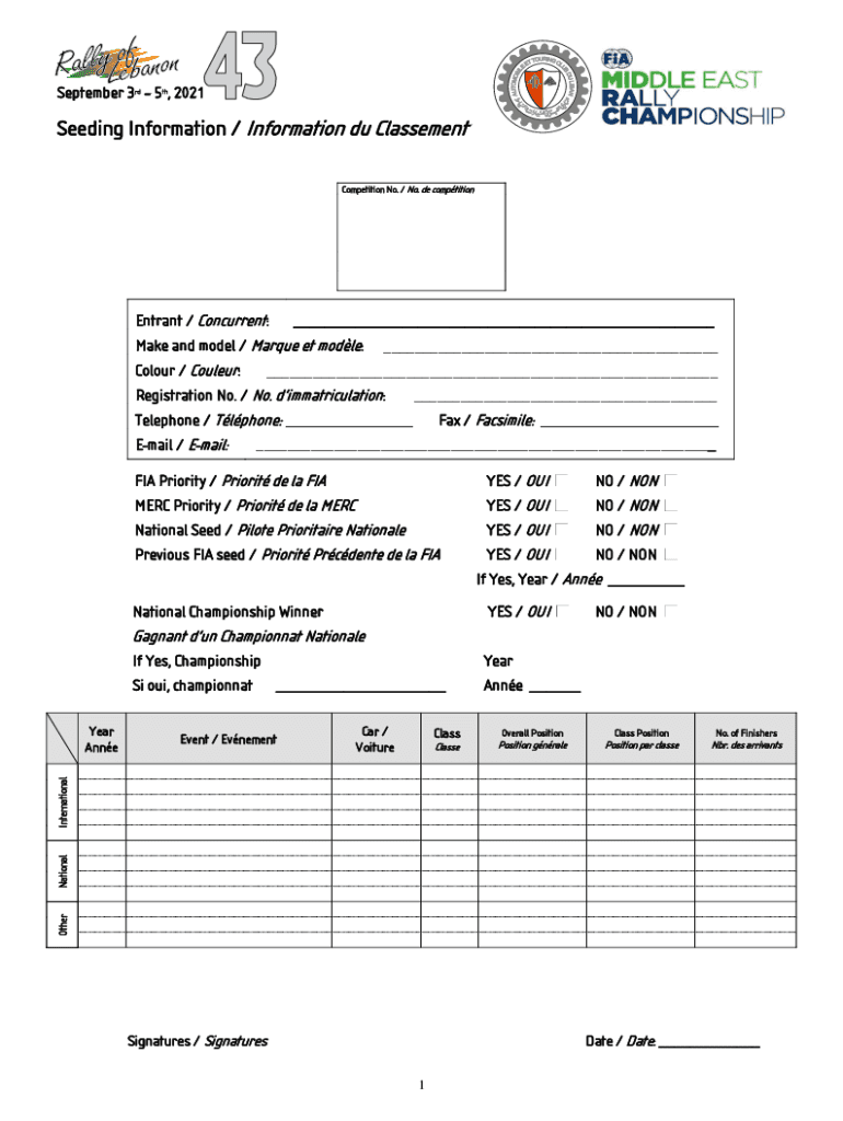 Remplissable En Ligne Seeding Information Form Fax Email Imprimer ...