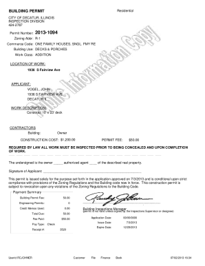Fillable Online DPS - Residential Decks Permit Process Fax Email Print ...