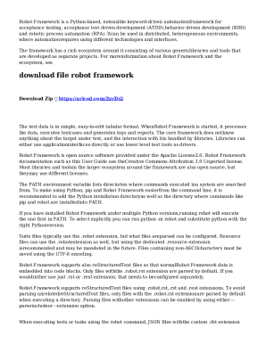 Fillable Online Guide to Test Automation with Robot Framework Fax Email ...