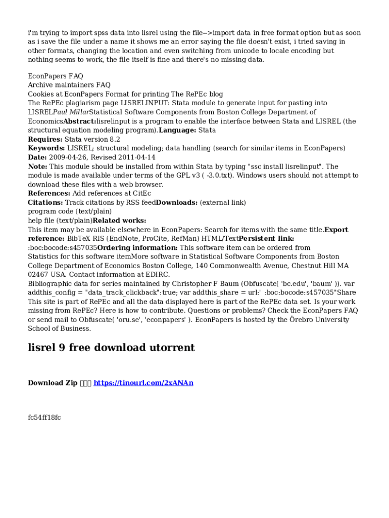 Fillable Online How to import an external dataset into SPSS, and what ...