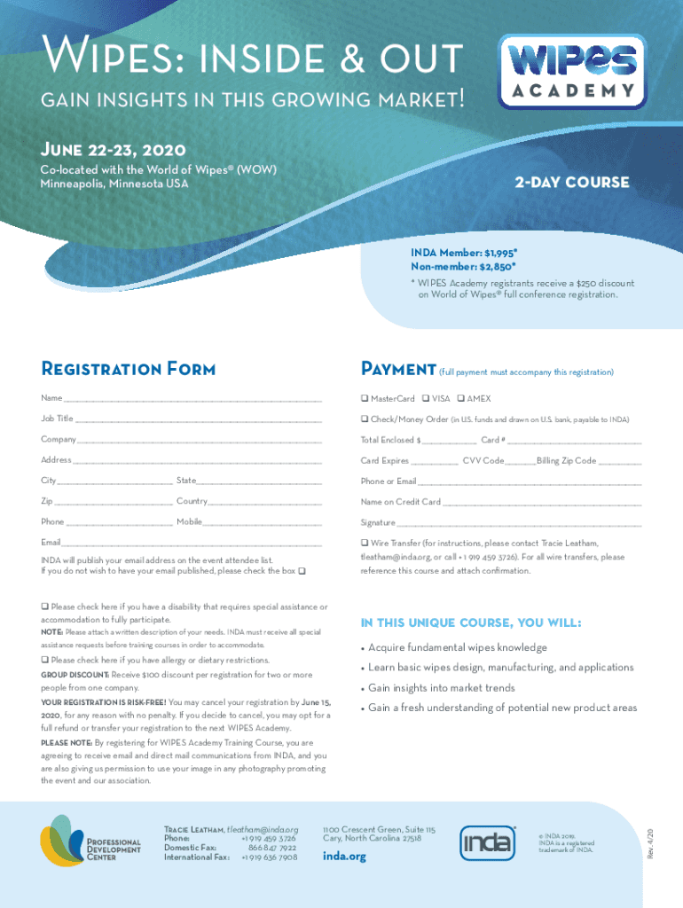 Fillable Online World of Wipes Fax Email Print - pdfFiller