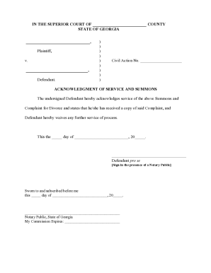 Fillable Online Acknowledgement-of-service-and-consent-to-venue ...