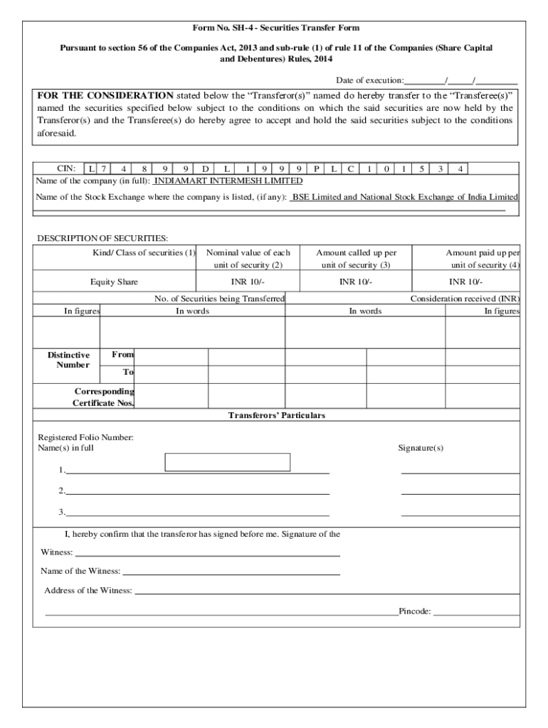 Fillable Online Sh 4 New Format In Word - Fill Online, Printable, Fillable ... Fax Email Print ...