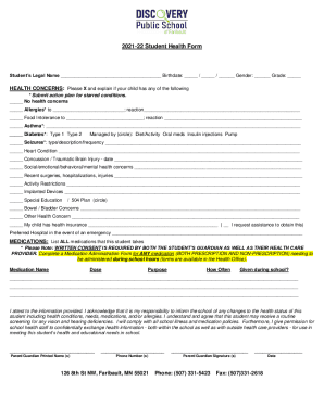 Fillable Online Checklist of Registration Paperwork Pre-Kindergarten ...