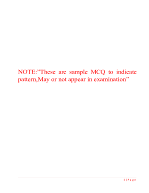 Fillable Online mctrgit ac NOTE:These are sample MCQ to indicate ...