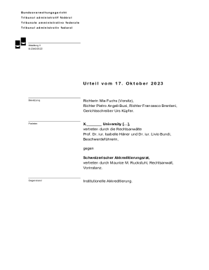 Ausfüllbar Online Richterin Mia Fuchs (Vorsitz), Fax Email Drucken ...