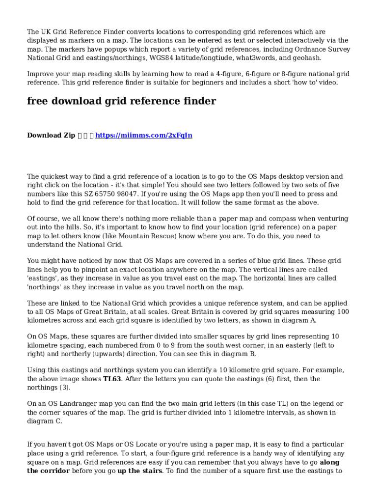 Fillable Online Free Download Grid Reference Finder Fax Email Print ...
