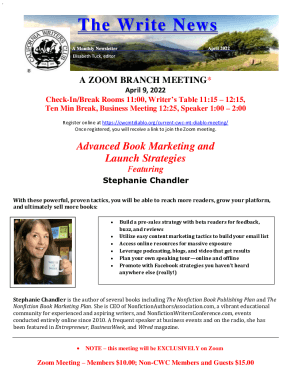 Fillable Online On Being a Working Writer: an Interview with Peggy ...