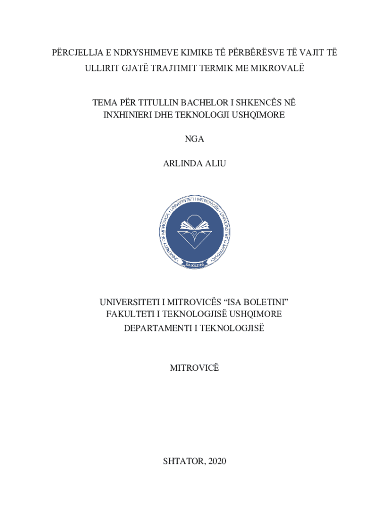 Fillable Online prcjellja e ndryshimeve kimike t prbrsve t vajit t Fax ...