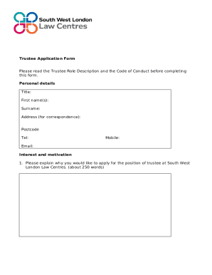 Please complete all sections of the Application . ... Doc Template | pdfFiller