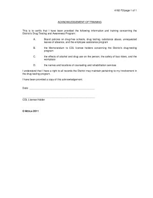 Fillable Online Acknowledgement of Responsibility Owners Undertaking ...