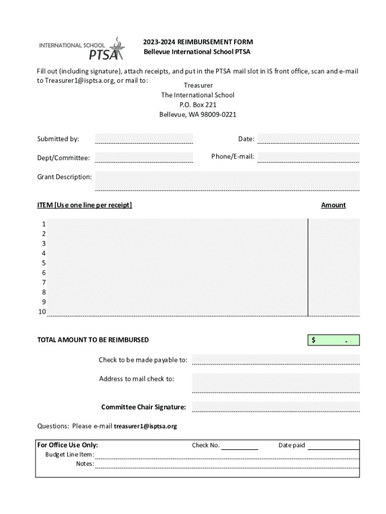 Fillable Online PTSA Forms & Documents Fax Email Print - pdfFiller