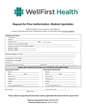 Fillable Online Medical Pharmacy Prior Authorization Fax Email Print ...