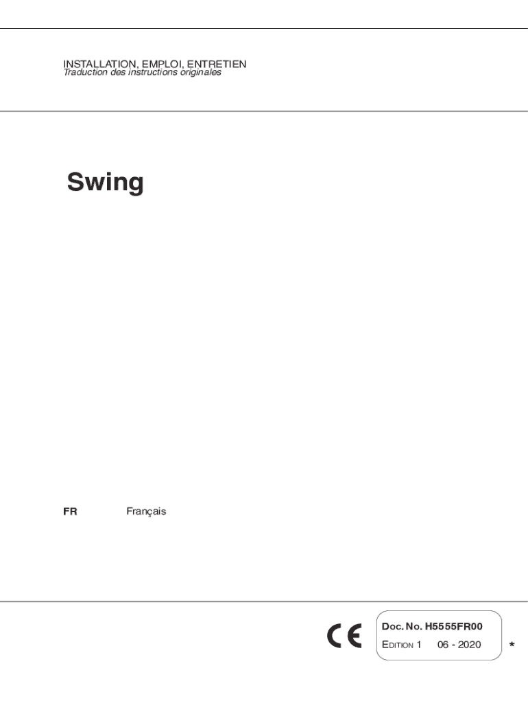 Remplissable En Ligne Necta Swing : manuel technique Fax Email Imprimer - pdfFiller