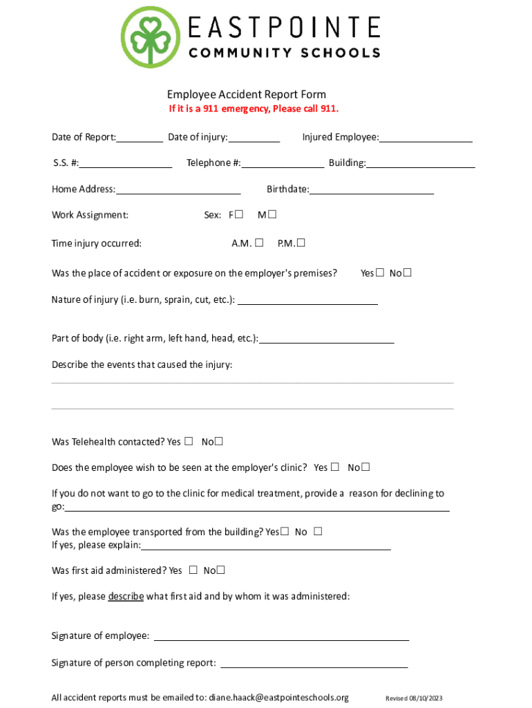 Fillable Online Reporting an Industrial Accident or Illness Fax Email Print - pdfFiller