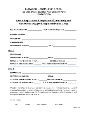 Fillable Online Annual Rental Registration.docx Fax Email Print - pdfFiller