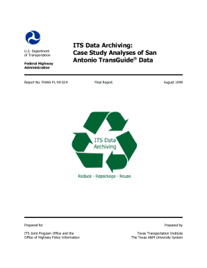Fillable Online static tti tamu ITS Data Archiving. ITS Data Archiving Fax Email Print - pdfFiller