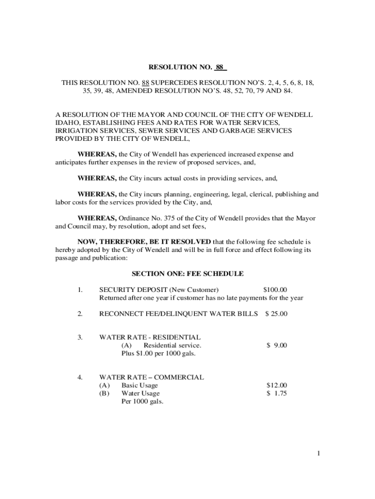 Fillable Online wendell id Southern Baptist Convention Resolutions and ...