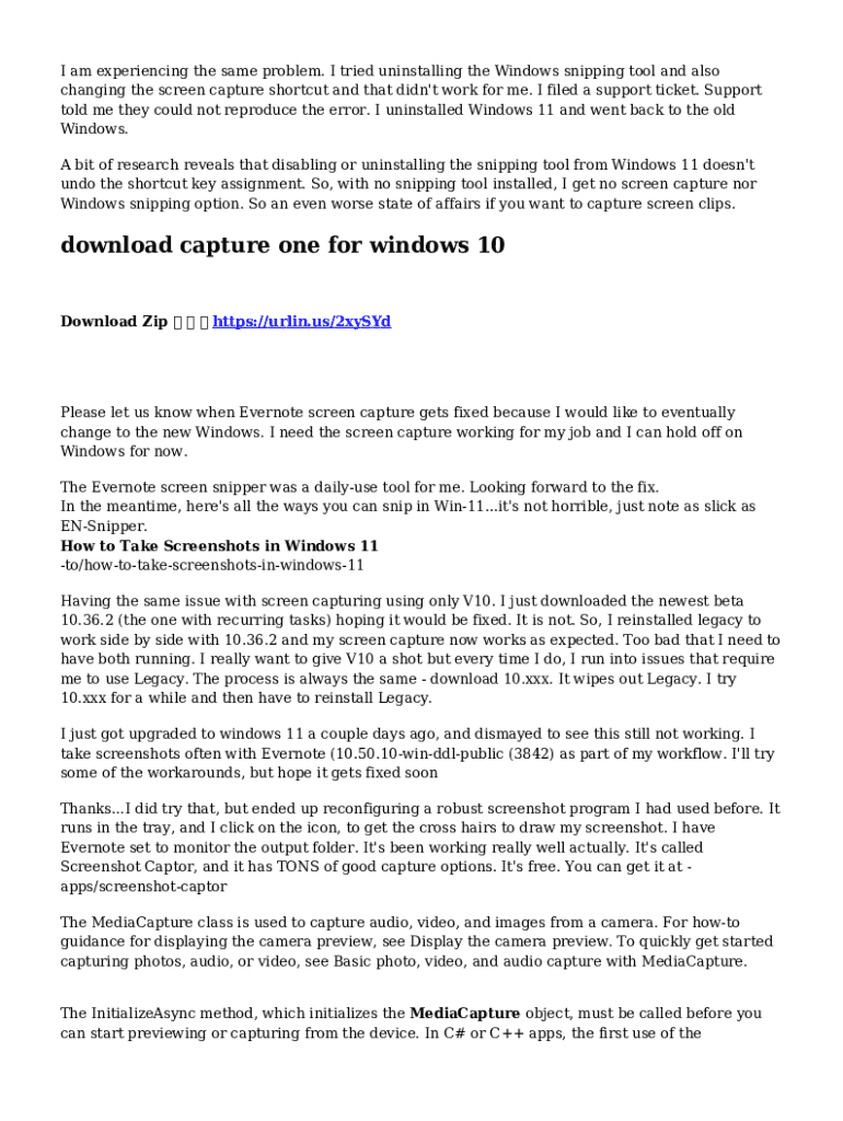 Fillable Online Windows Snipping Tool overrides Snag it! as the default ...