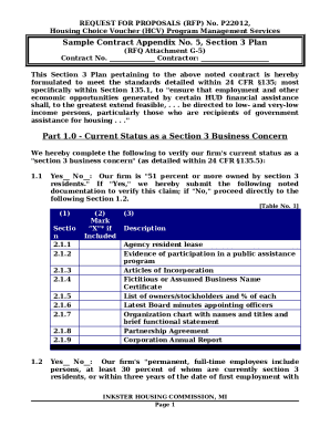 The old rule (24 CFR Part 135) suggested a Section 3 " ... Doc Template ...