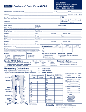 Fillable Online JOBST Relax Order FormHealthcare DME Fax Email Print ...