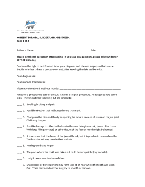 Fillable Online Surgicalconsent-form.pdf - Chester County Oral Surgery ...