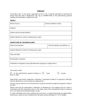Fillable Online Guide to Completing the New Condo Proxy Form Fax Email ...