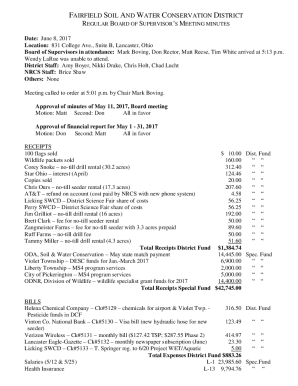 Fillable Online Board of Supervisors in attendance: Mark Boving, Don ...