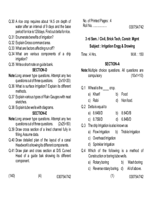 Fillable Online Duty, Delta, Base Period - Water Requirement of Crops ...