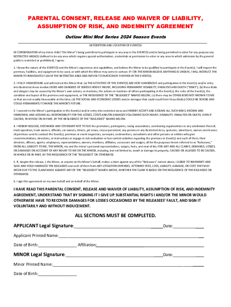 Fillable Online Outlaw Mini Mod Series - Powered by Black Iron ...