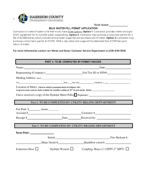 Fillable Online Application for a Water Supply System Construction ...