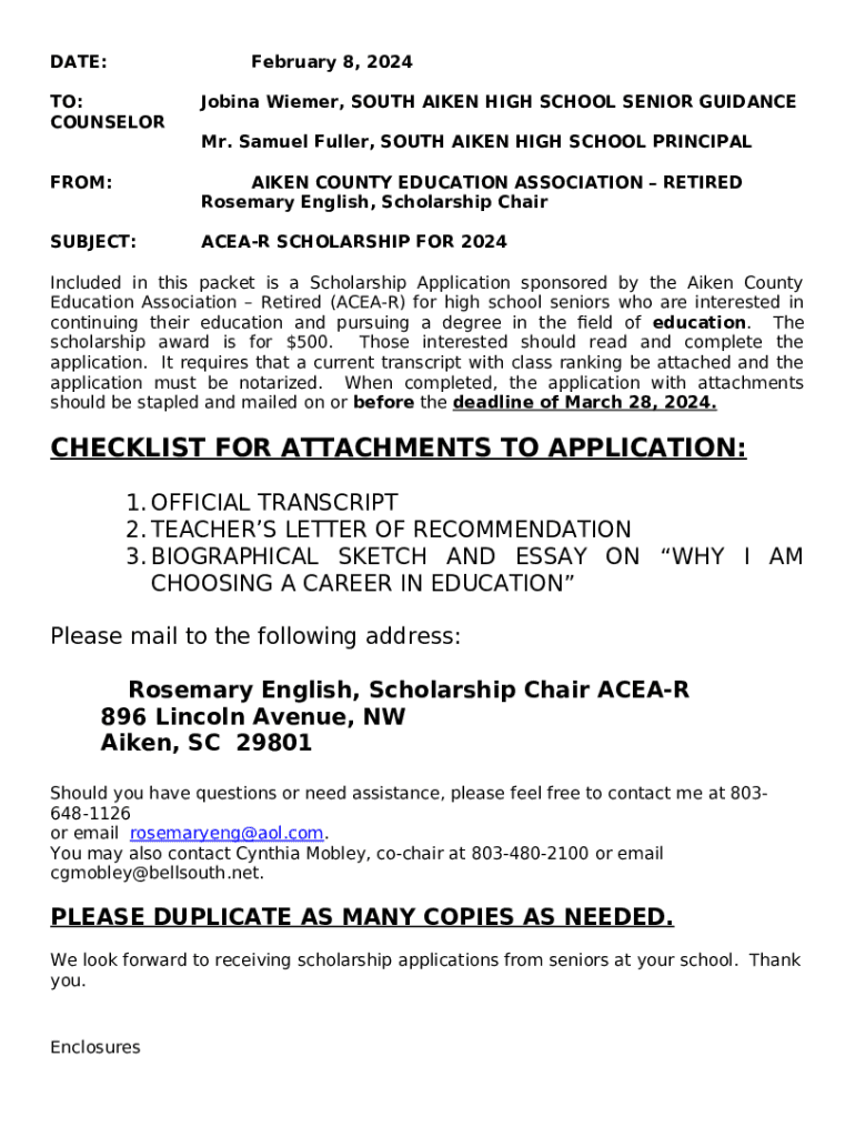 Samuel Fuller - School Principal - South Aiken High School Doc Template | pdfFiller