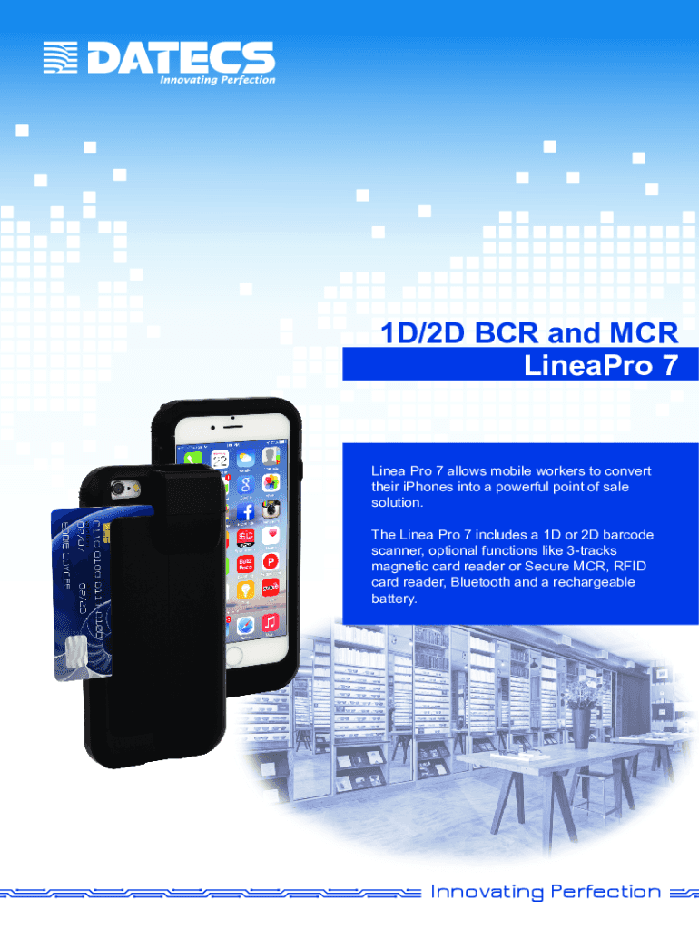 Fillable Online Linea Pro 7Infinite Peripherals iPhone SE/7/8 ... Fax ...