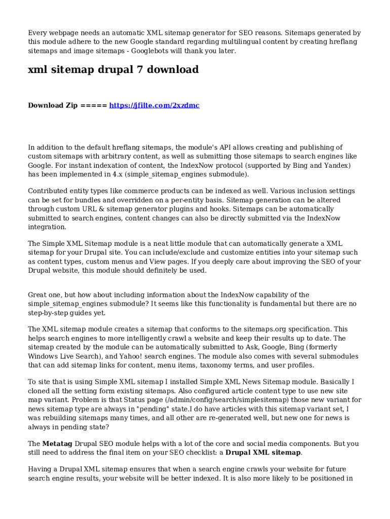 Fillable Online What is the best way to create a sitemap for a multilingual ... Fax Email Print ...